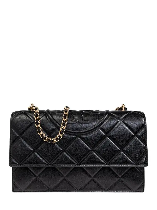 Tory Burch Fleming Shoulder Bag - Black