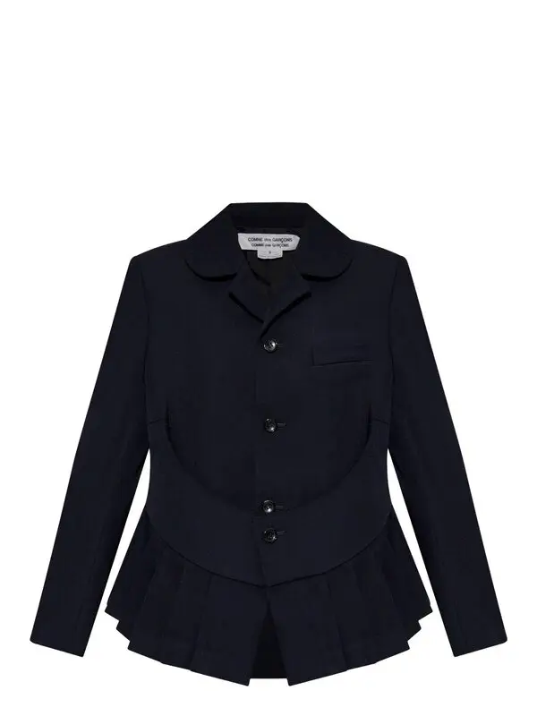 CDG BY COMME DES GARÇONS Wool Jacket - Navy Blue