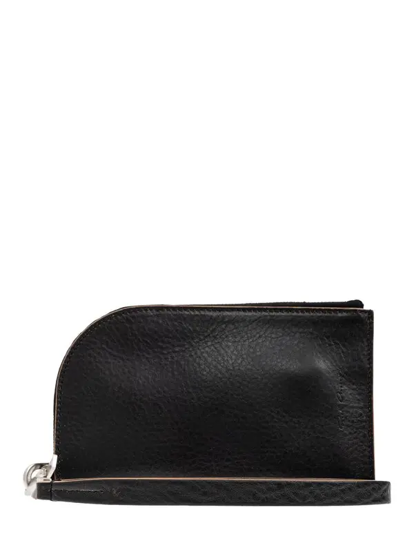 Rick Owens Leather Belt Pouch - Black