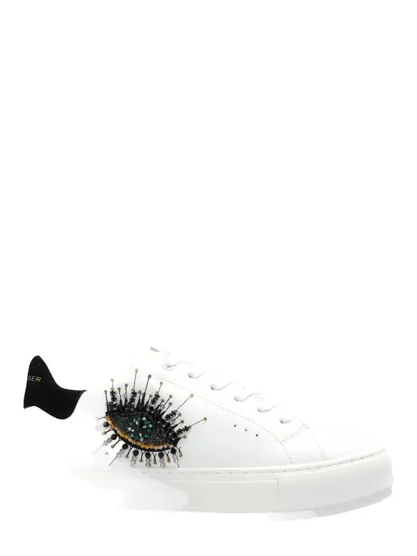 Kurt Geiger Laney Eye Platform Sneakers - White