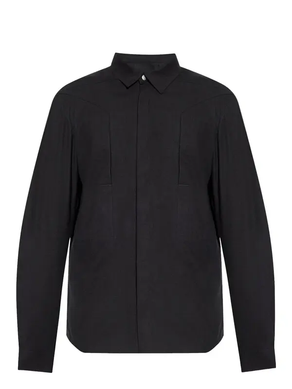 Rick Owens Shirt With Pockets - Black