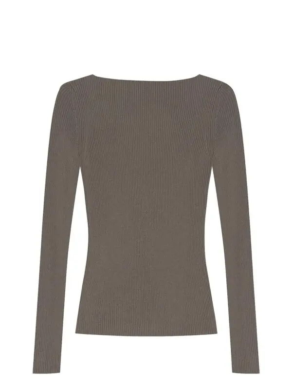 Rick Owens Back Cut-out Top - Grey
