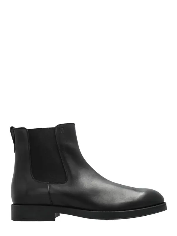 TOD’S Leather Chelsea Boots - Black
