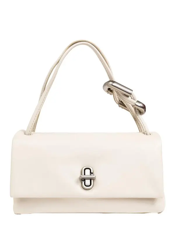 Marc Jacobs Leather Shoulder Bag - Cream
