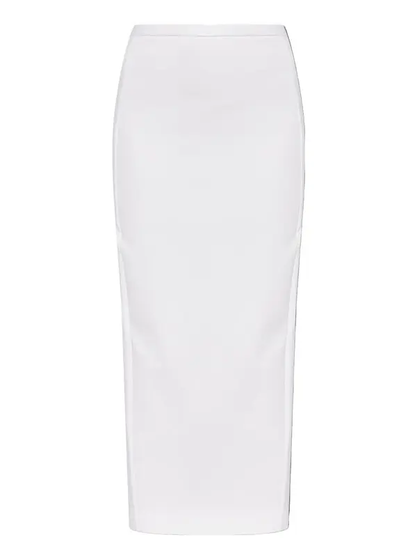 Max Mara Fitted Midi Pencil Skirt - White