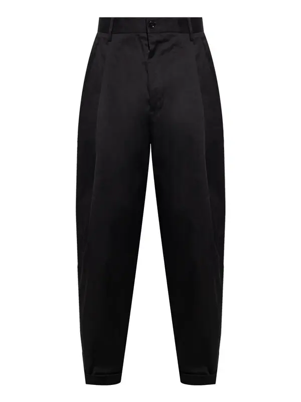 Dolce & Gabbana Crease-front Trousers - Black