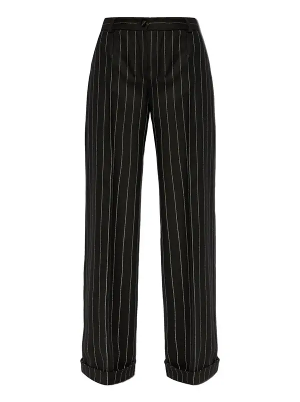 Dolce & Gabbana Wool Trousers - Black
