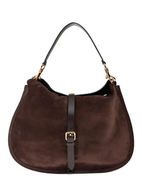 Etro Shoulder Bag With Gold-tone Hardware - Brown