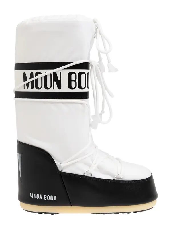 Moon Boot Icon Nylon Snow Boots - White