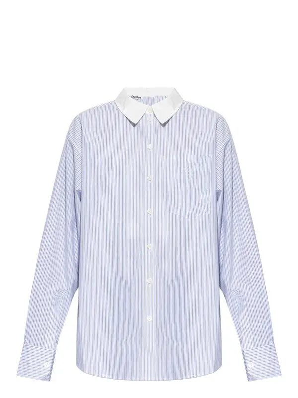 Acne Studios Logo Shirt - Light Blue