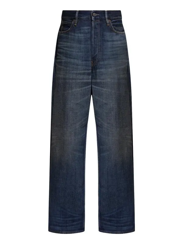 Acne Studios 1981 Jeans In Navy Denim - Navy Blue
