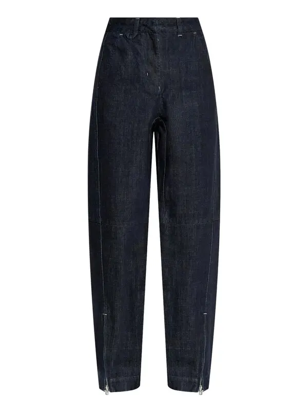 Jacquemus Logo Jeans - Navy Blue