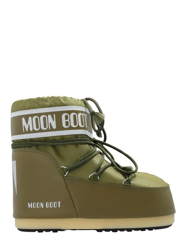Moon Boot Icon Low Nylon Snow Boots - Green