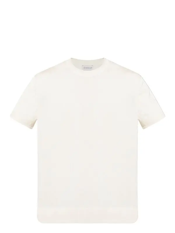 Moncler Crew Neck T-shirt - Cream