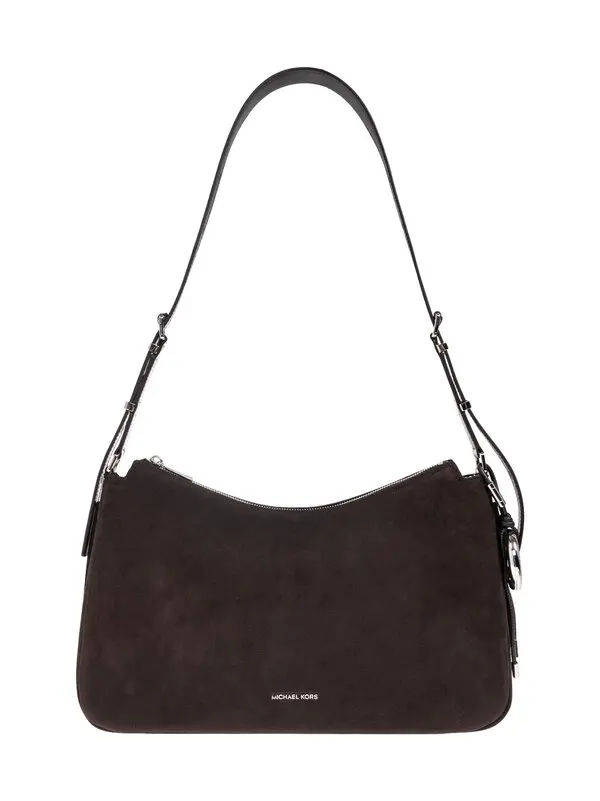 Michael Kors Suede Shoulder Bag - Brown