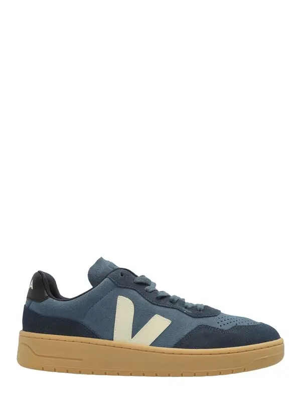 VEJA V-90 Suede Sneakers - Navy Blue