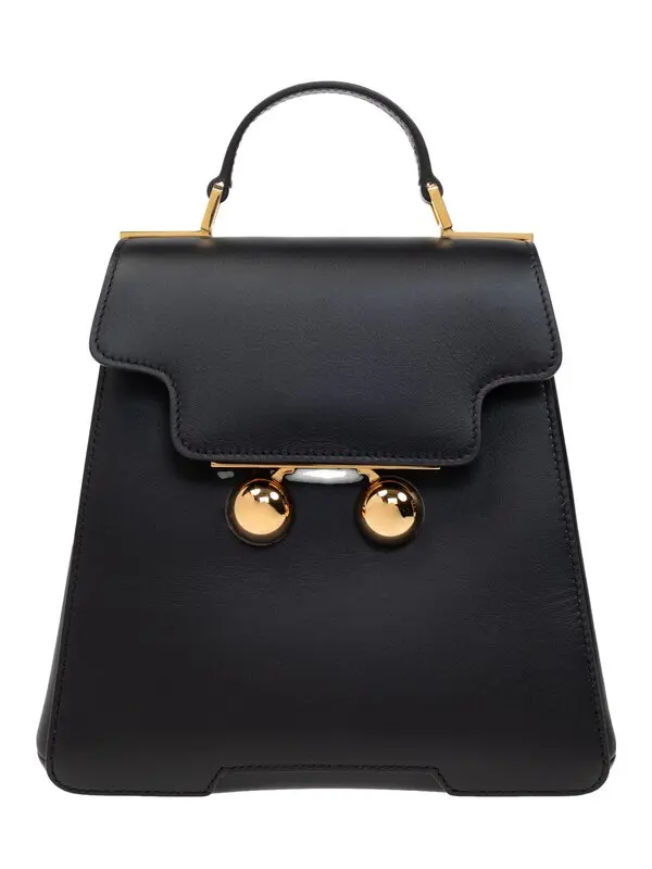 Marni Leather Backpack - Black