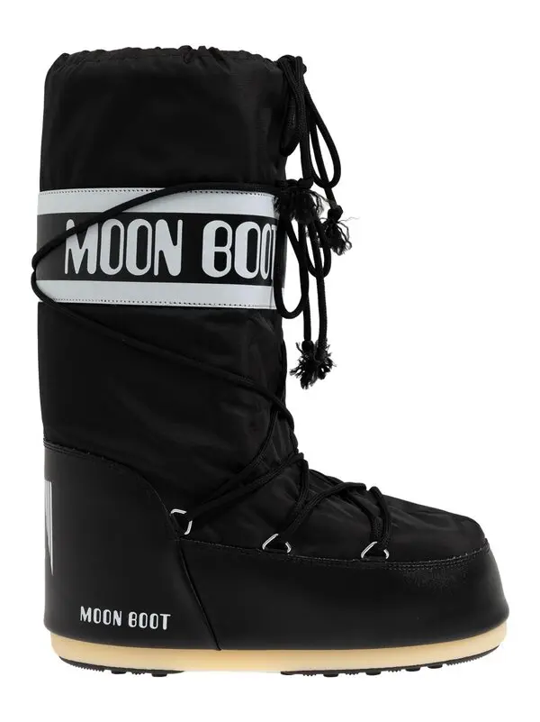 Moon Boot Icon Nylon Snow Boots - Black