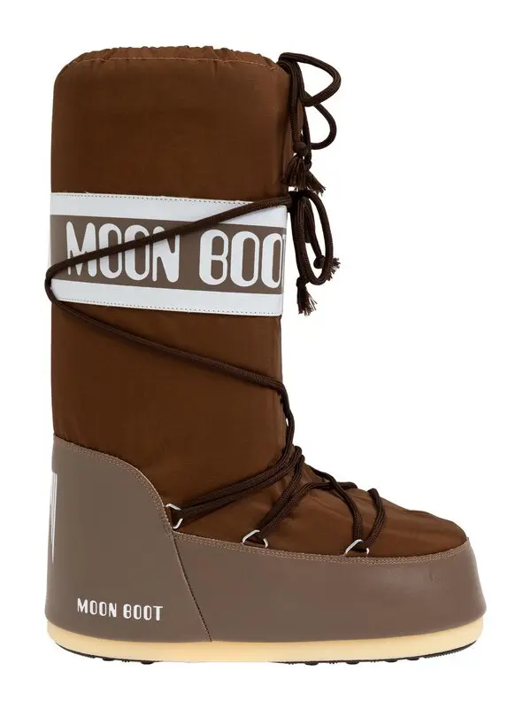 Moon Boot Icon Nylon Snow Boots - Brown