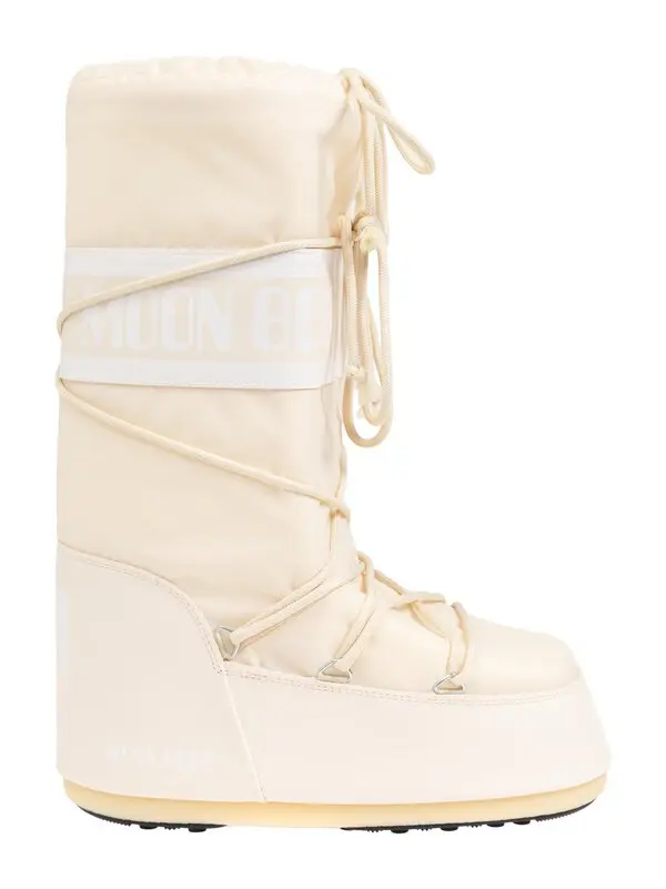 Moon Boot Icon Nylon Snow Boots - Cream