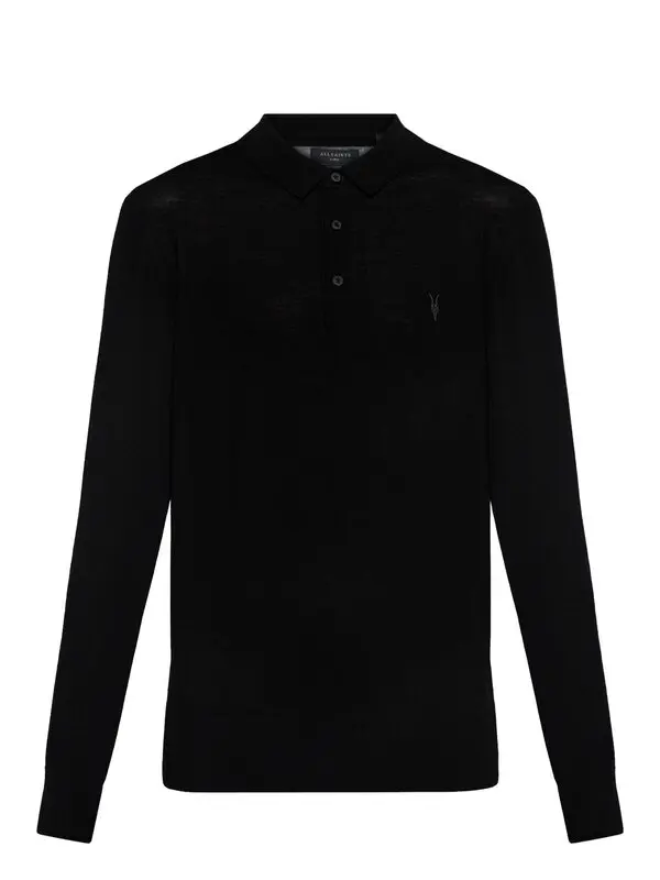 ALLSAINTS Polo Sweater Mode - Black