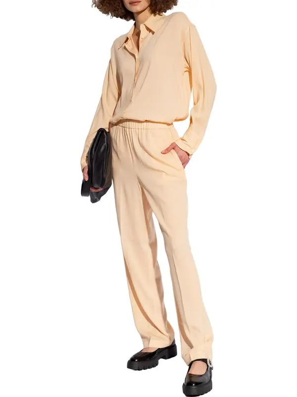 Fabiana Filippi Relaxed-fitting Trousers - Beige