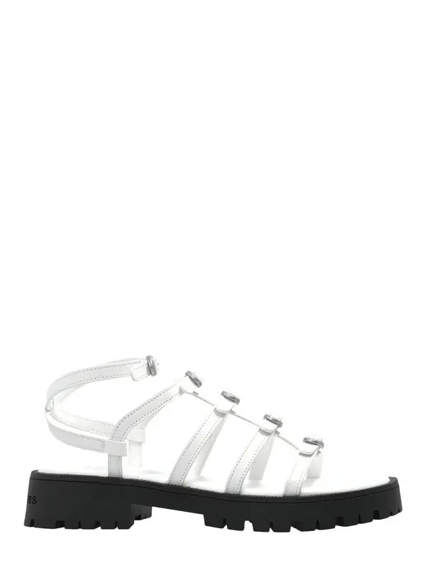 Marc Jacobs Leather Sandals - White
