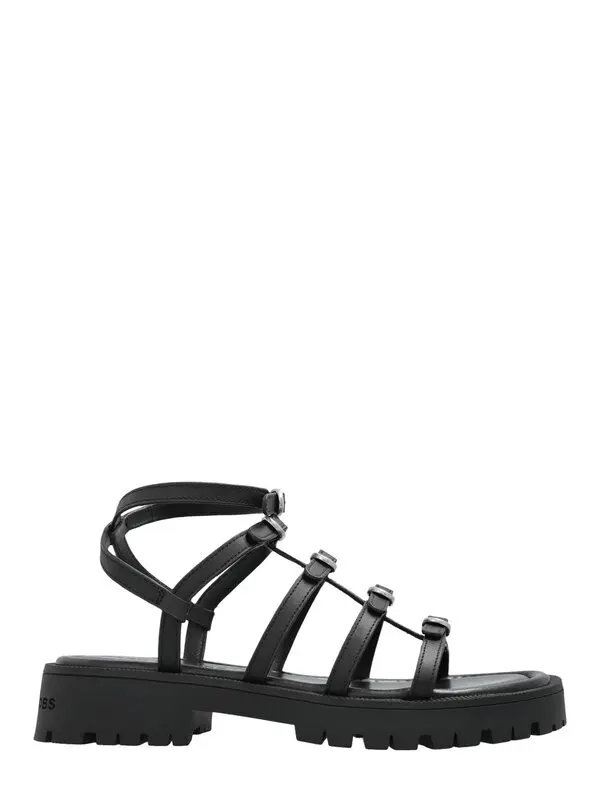 Marc Jacobs Leather Sandals - Black