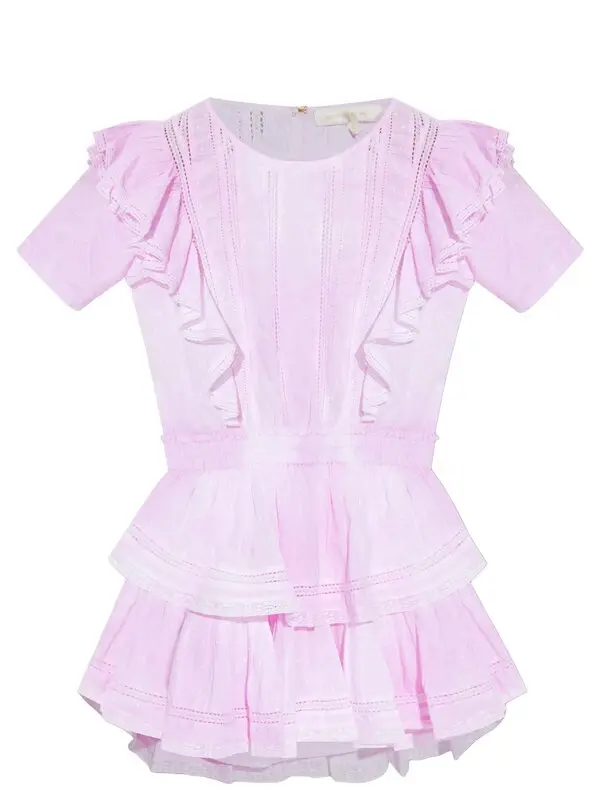 LoveShackFancy Natasha Dress - Pink