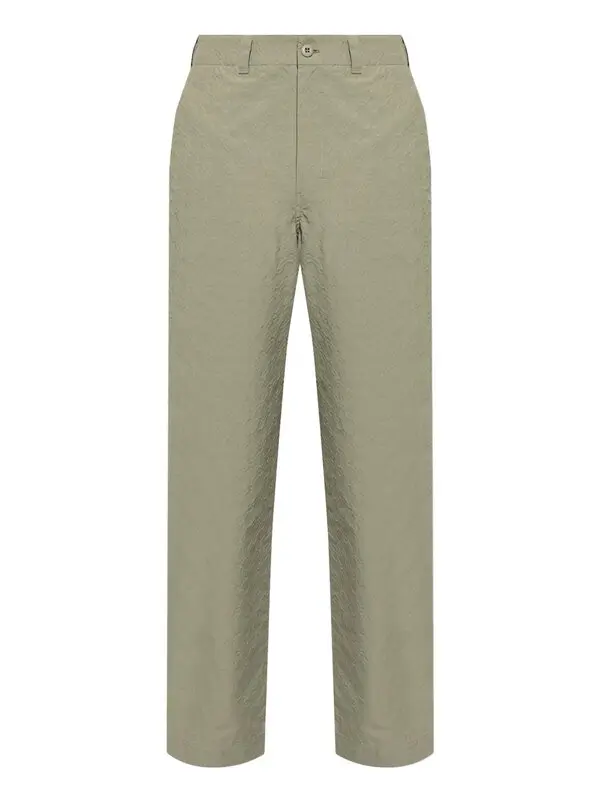 Givenchy Monogram Straight-leg Trousers - Green