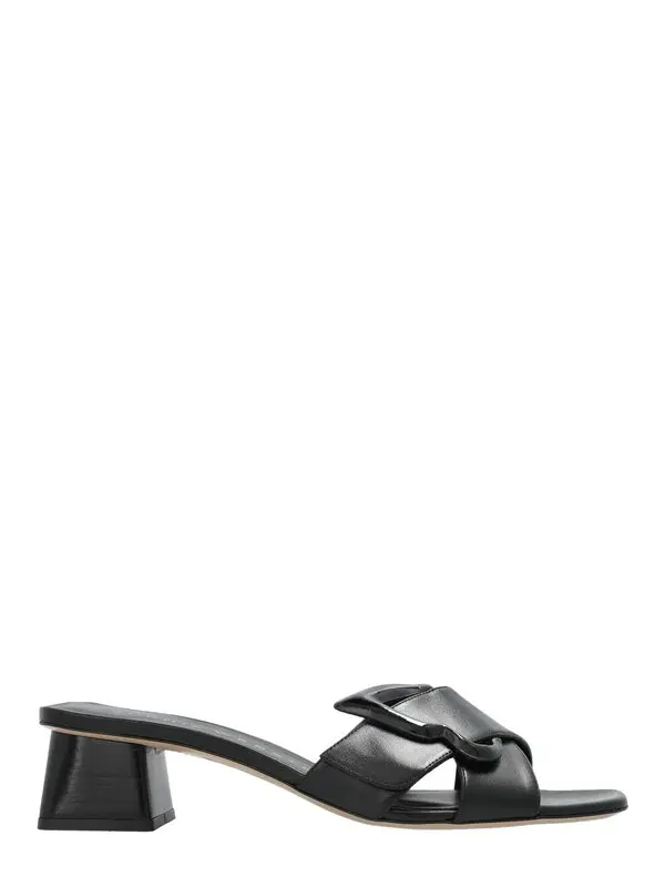 SOPHIA WEBSTER Blair Heeled Mules - Black