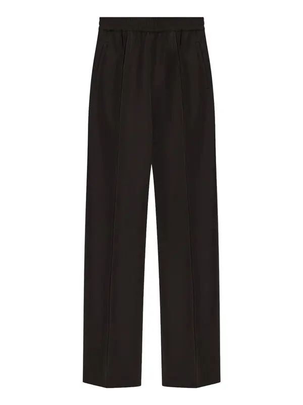 Dolce & Gabbana Creased Wool Trousers - Brown