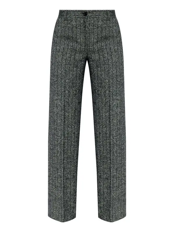 Dolce & Gabbana Creased Trousers - Grey
