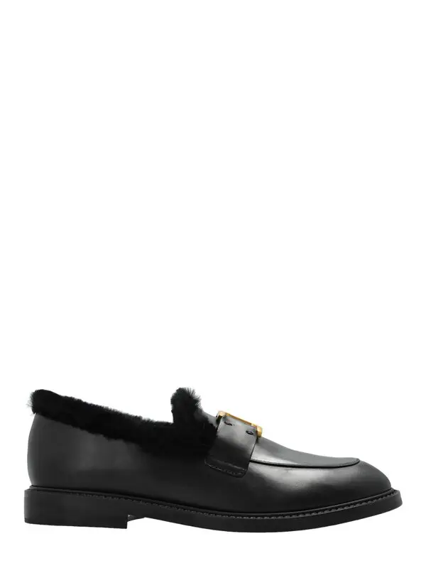 Chloé Marcie Leather Loafers - Black