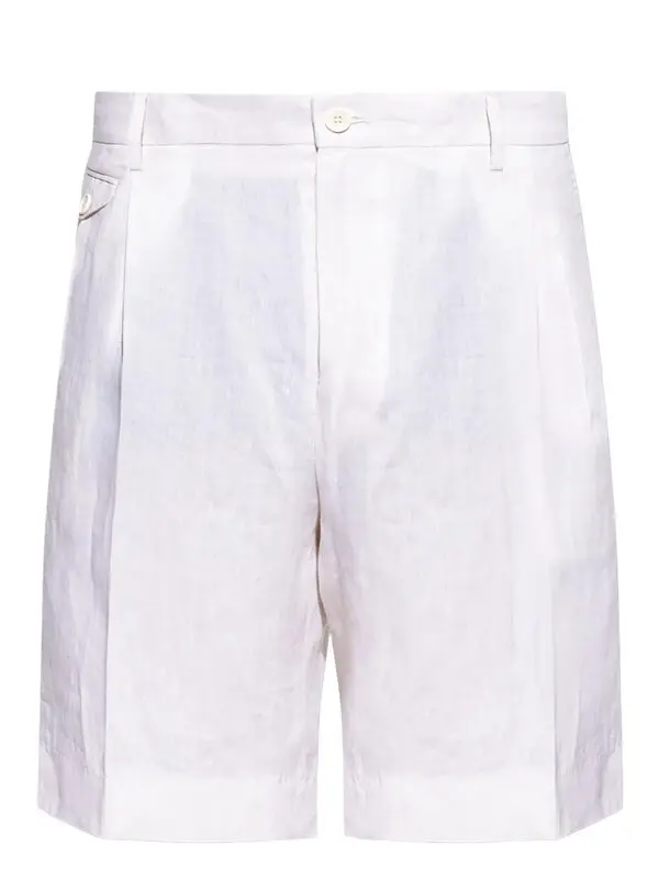 Dolce & Gabbana Linen Shorts - White