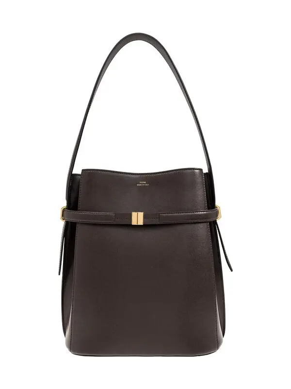 TOTEME Belted Shoulder Bag - Brown