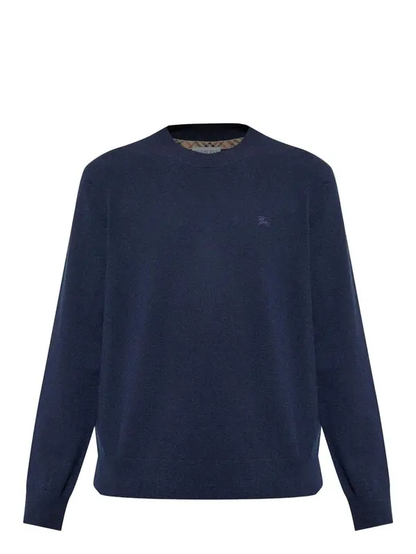 Burberry Cashmere Sweater - Navy Blue