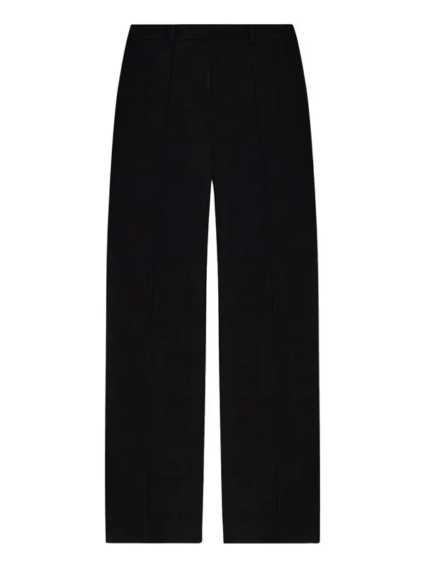 Balmain Trousers With Stitching - Black