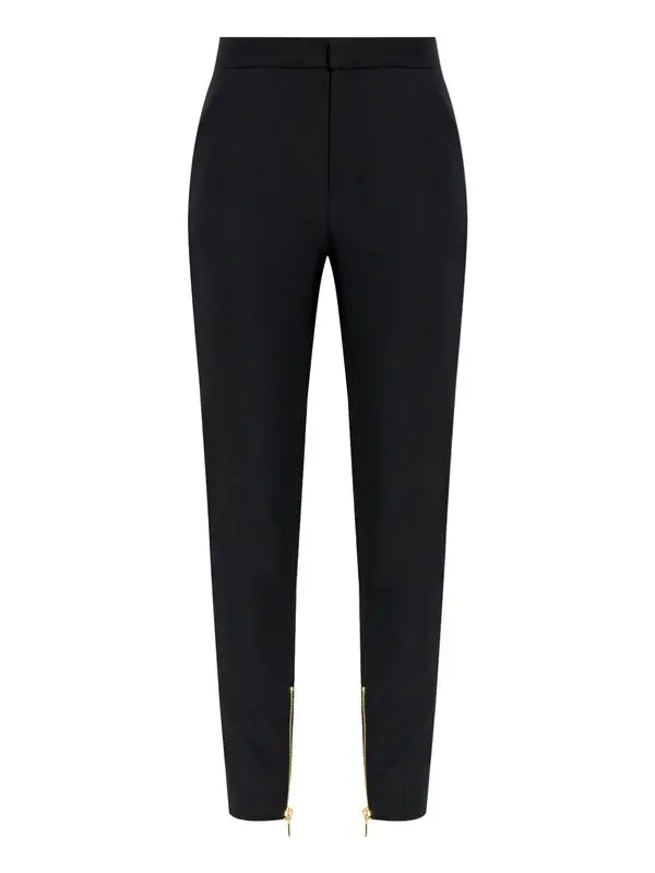 Balmain Trousers With Zippers - Black