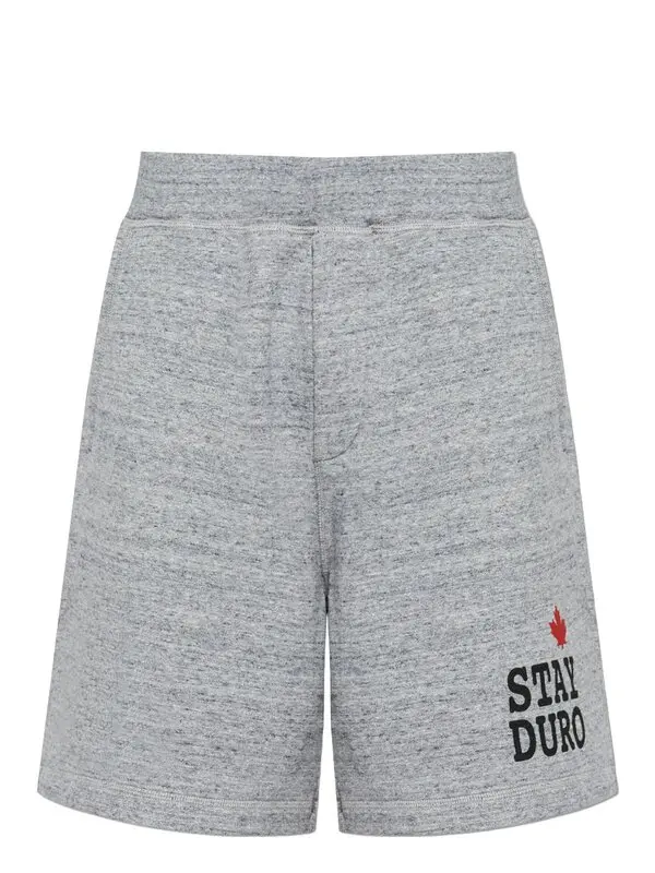 Dsquared2 Cotton Shorts - Grey