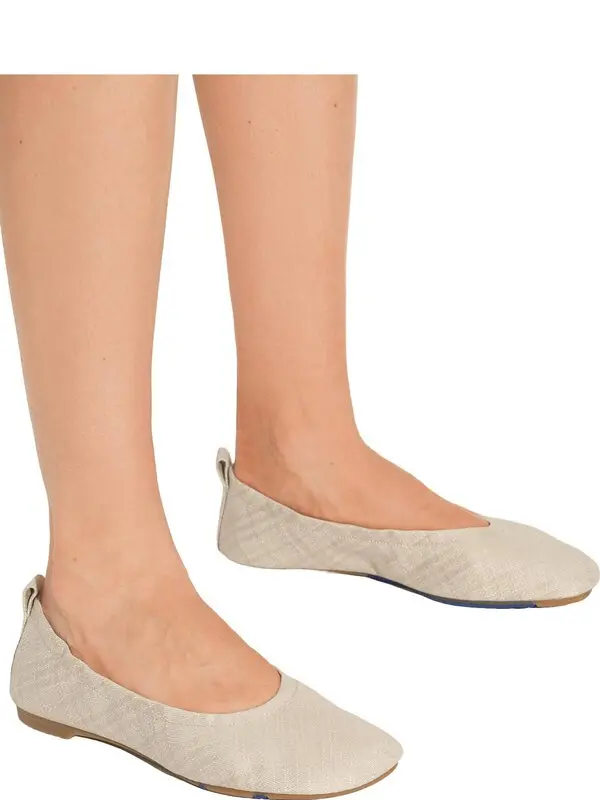 Burberry Round-toe Ballet Flats - Grey