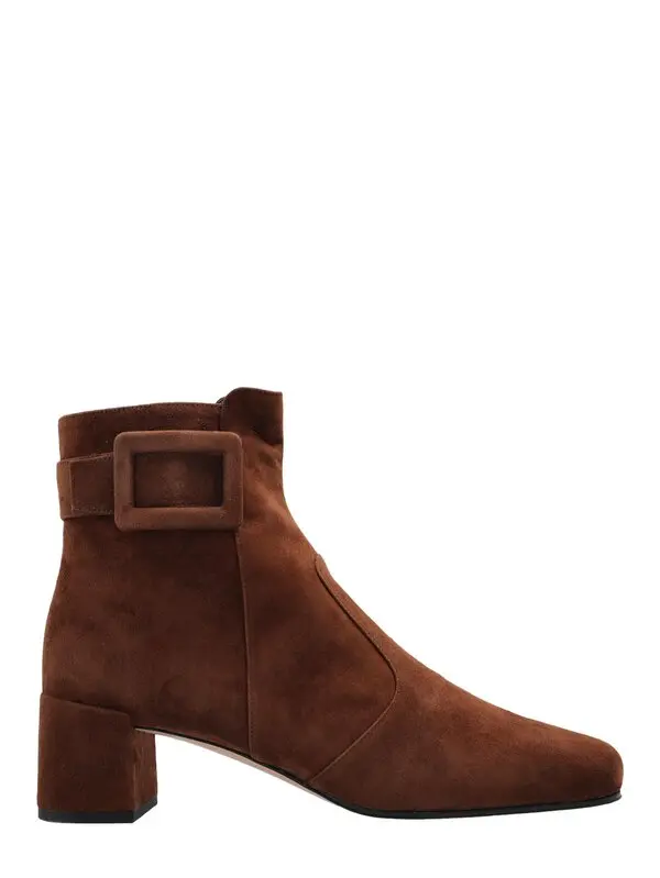 ROGER VIVIER Tres Vivier Ankle Boots - Brown