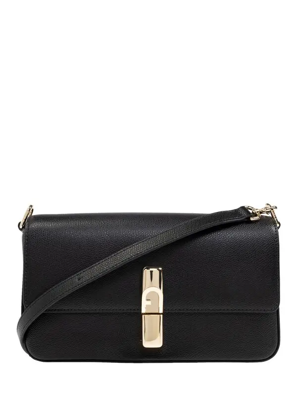 Furla Iride Small Shoulder Bag - Black