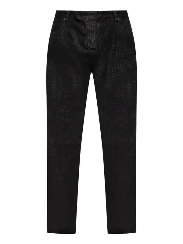 Balmain Jeans With Decorative Finish - Black