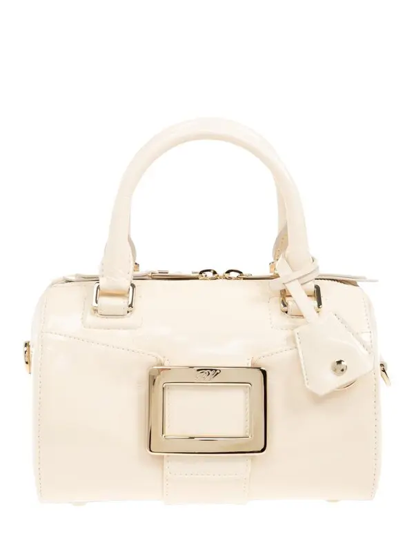 ROGER VIVIER Top Handle Handbag - Cream