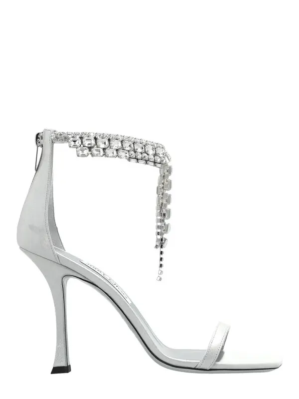 JIMMY CHOO Verity Heeled Sandals - Silver