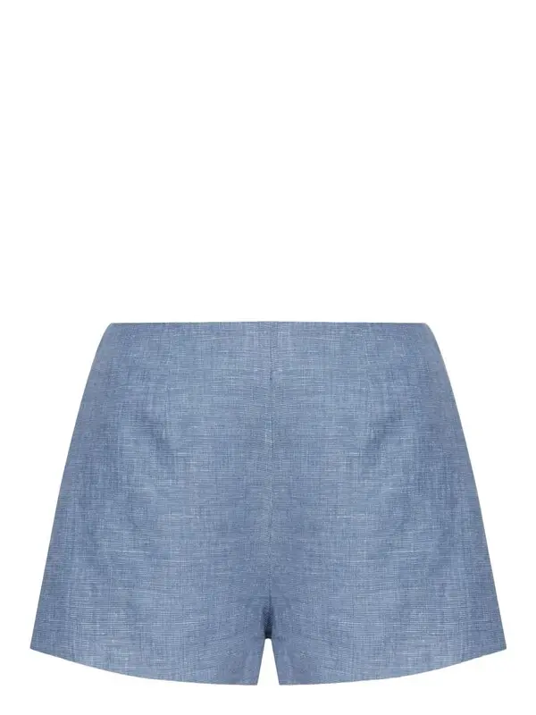 Posse Thea Linen Shorts - Blue