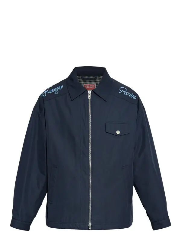 Kenzo Collared Jacket - Navy Blue