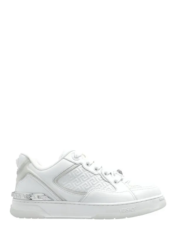 Versace Leather Sneakers - White
