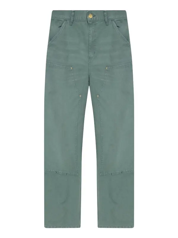 Carhartt Work In Progress Pants With Pockets - Green
